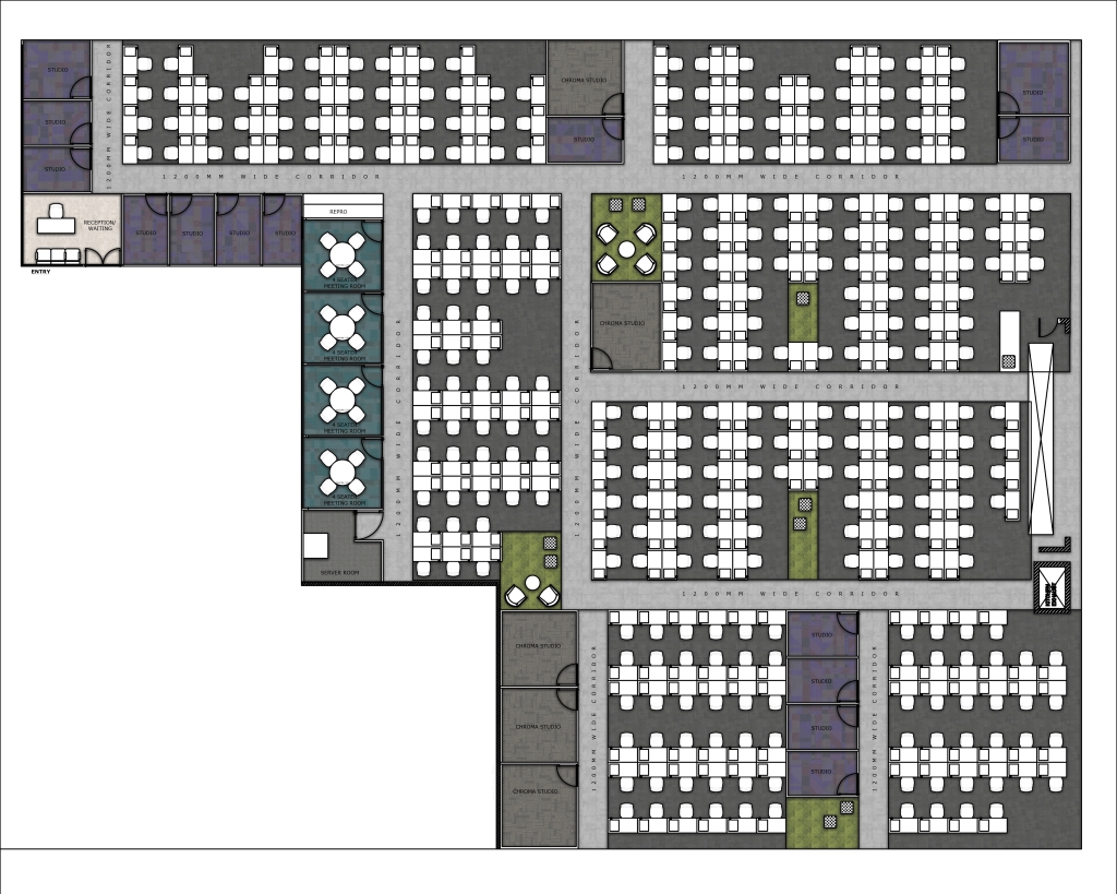 Sample Office Test Fitouts - BangaloreOffice
