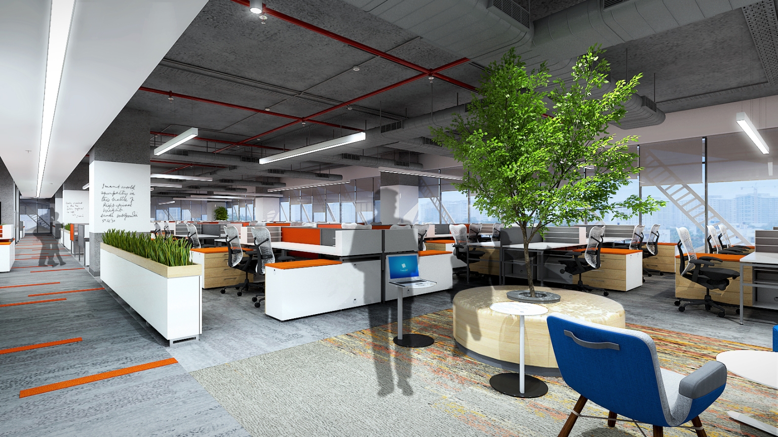 Sample Office Test Fitouts - BangaloreOffice